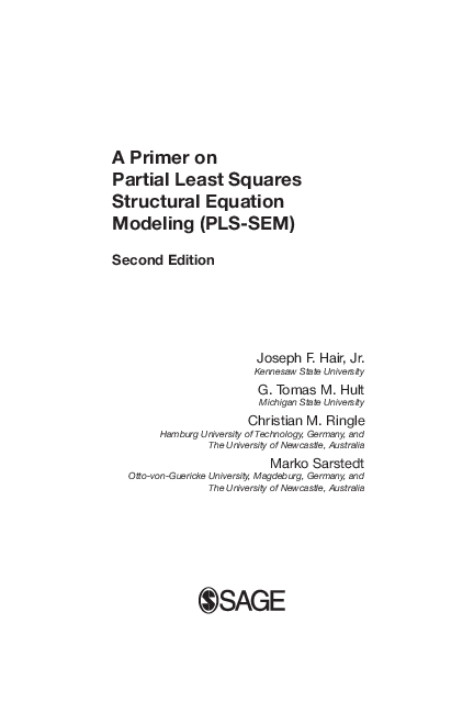 (PDF) A Primer on Partial Least Squares Structural Equation Modeling ...