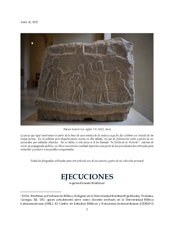 (PDF) ESTAMPAS BÍBLICAS - Ejecuciones