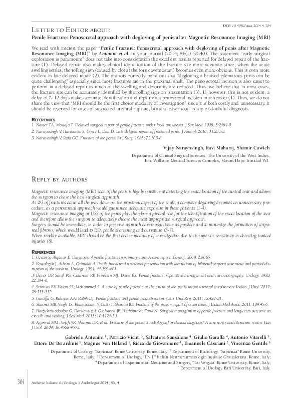 (PDF) Letter to the Editor about Penile Fracture: Penoscrotal approach ...