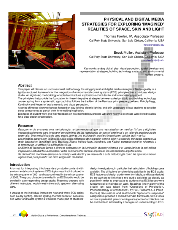 (PDF) Physical and Digital Media Strategies For Exploring ‘Imagined ...