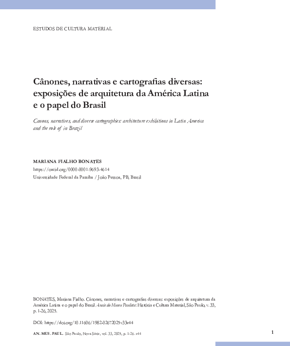 (PDF) Cânones, narrativas e cartografias diversas: exposições de ...