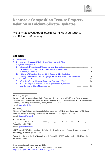 (PDF) Nanoscale Composition-Texture-Property-Relation in Calcium ...