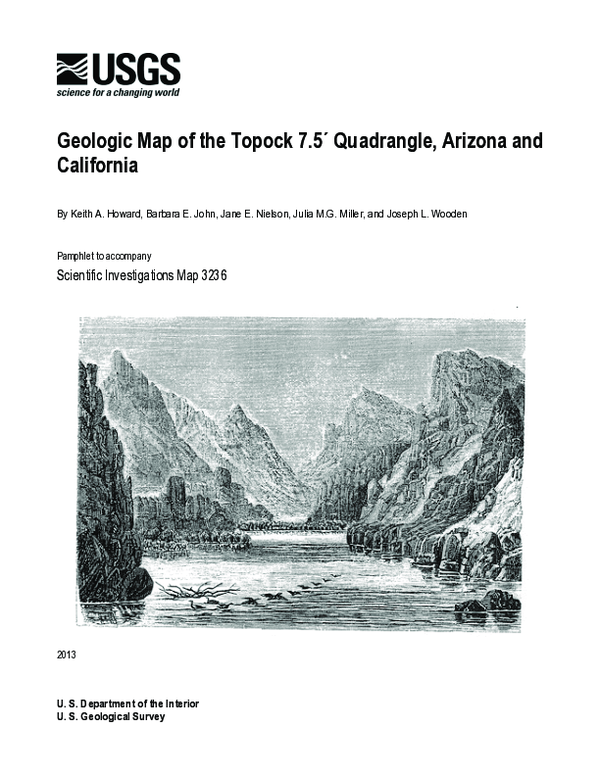 (PDF) Geologic map of the Topock 7.5’ quadrangle, Arizona and California