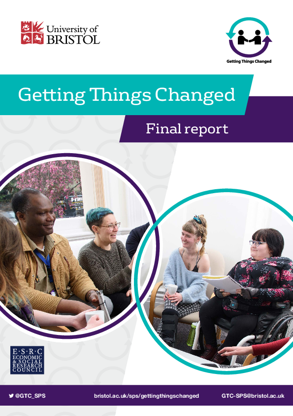 (PDF) Getting Things Changed: Final Report