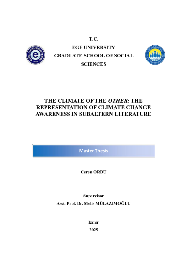 (PDF) The Climate of the Other: The Representation of Climate Change ...