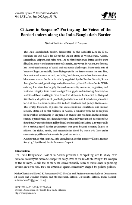 (PDF) Citizens in Suspense? Portraying the Voices of the Borderlanders ...