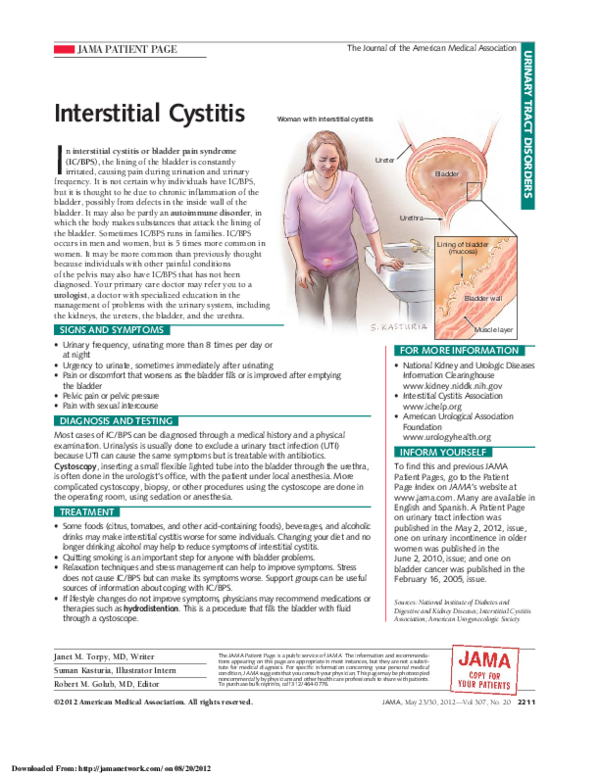 (PDF) Interstitial cystitis