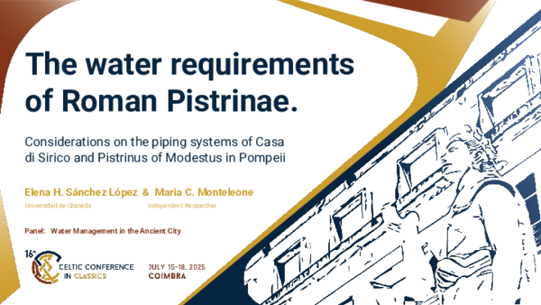 (PDF) The water requirements of Roman Pistrinae: considerations on the ...