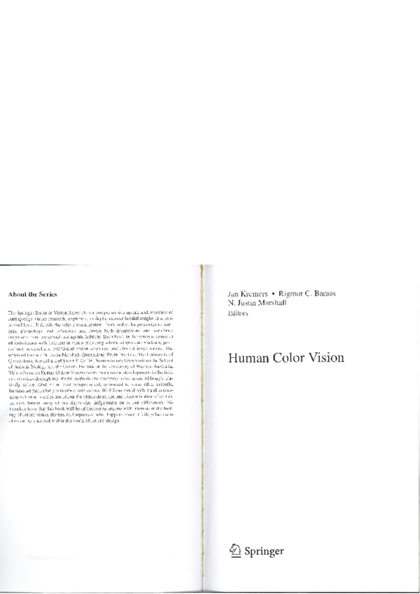 (PDF) Color in the Cortex