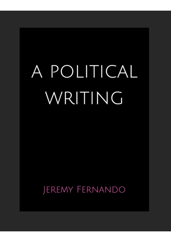 (PDF) A Political Writing