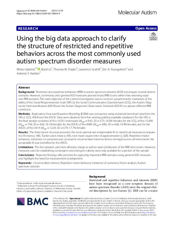 (PDF) Using the big data approach to clarify the structure of ...