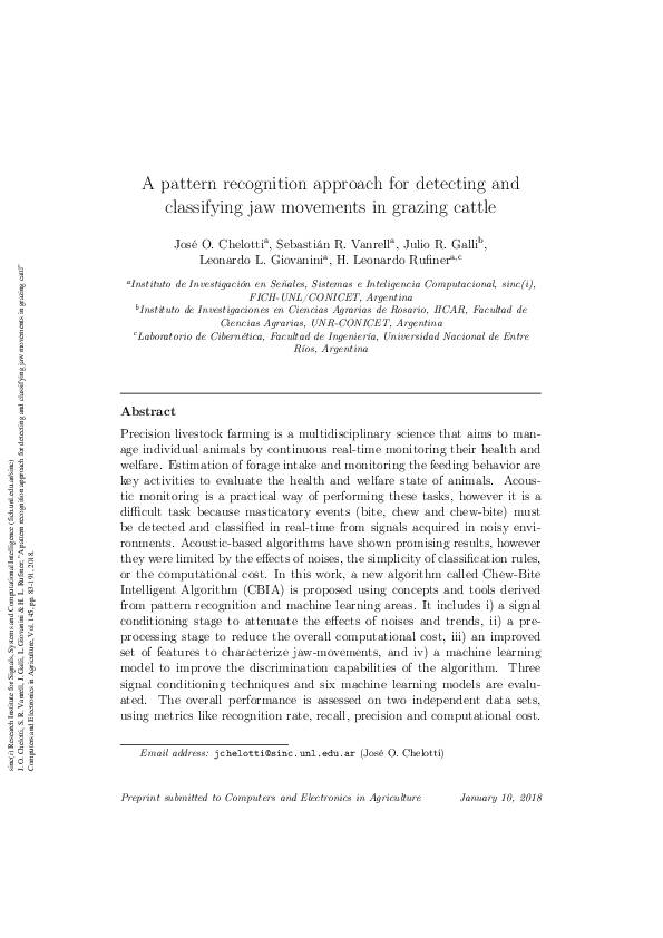(PDF) A pattern recognition approach for detecting and classifying jaw ...