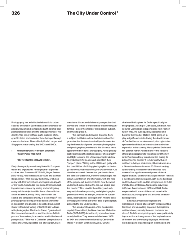 (PDF) The City Under Control