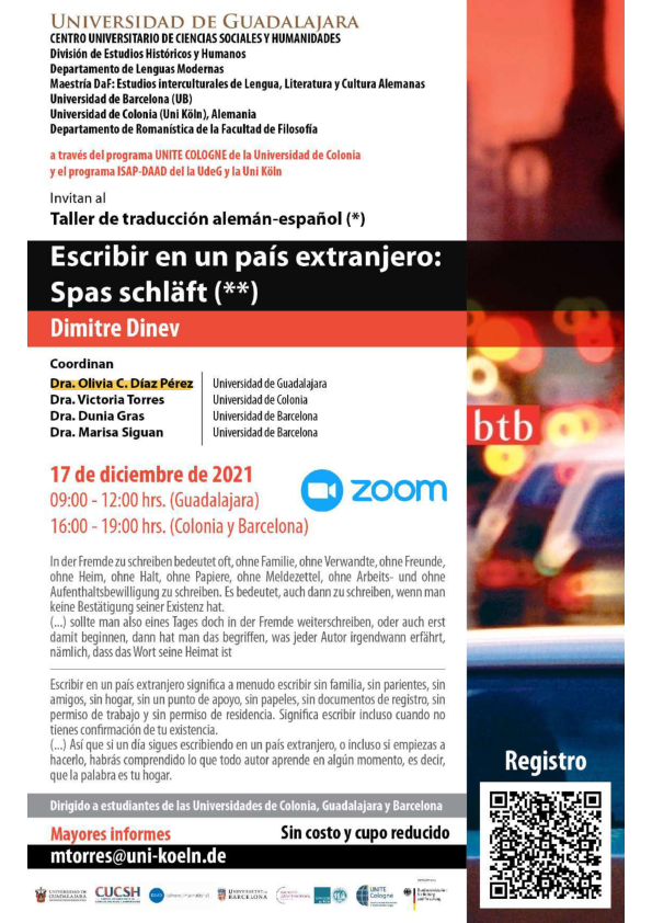 (PDF) Taller de traducción alemán-español: Escribir en un país ...