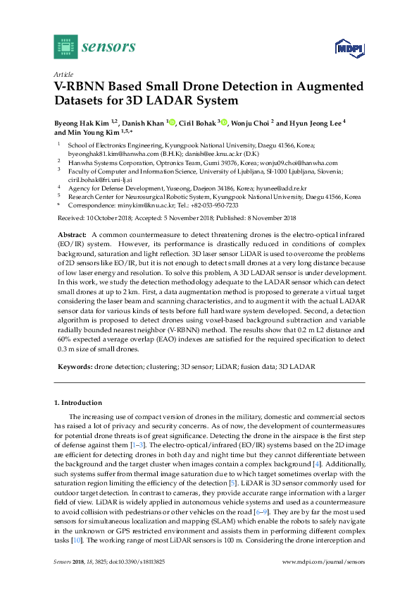 (PDF) V-RBNN Based Small Drone Detection in Augmented Datasets for 3D ...