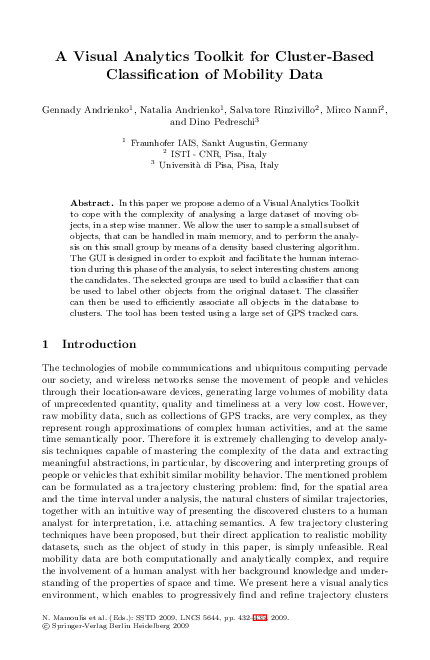 (PDF) A visual analytics toolkit for cluster-based classification of ...