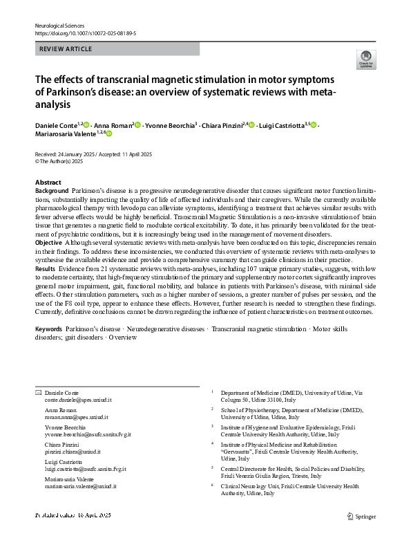 (PDF) The effects of transcranial magnetic stimulation in motor ...