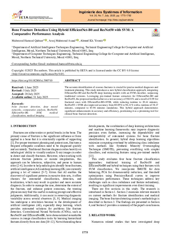 (PDF) Bone Fracture Detection Using Hybrid EfficientNet-B0 and ResNet50 ...