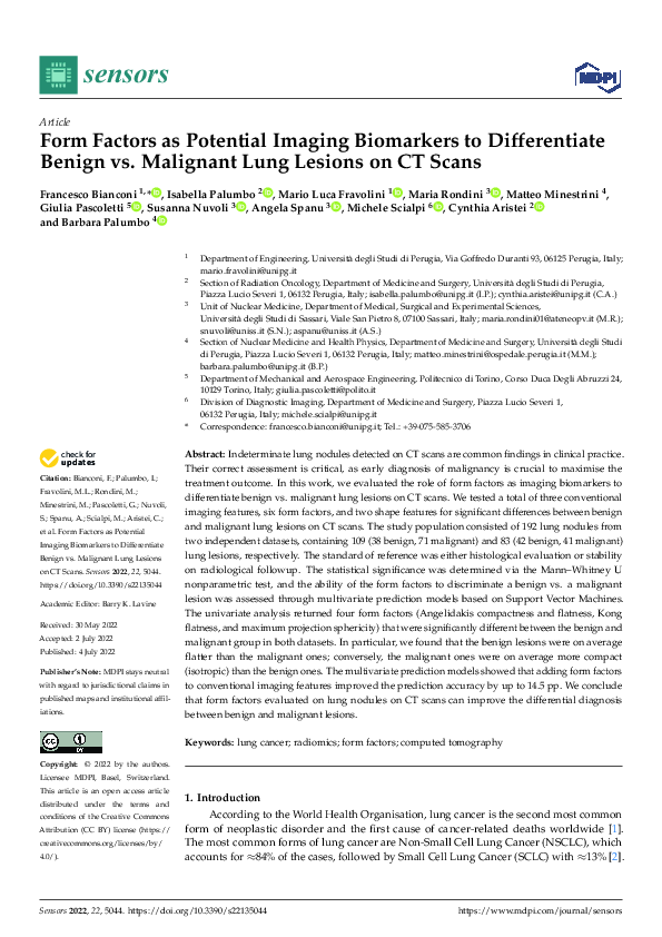 (PDF) Form Factors as Potential Imaging Biomarkers to Differentiate ...