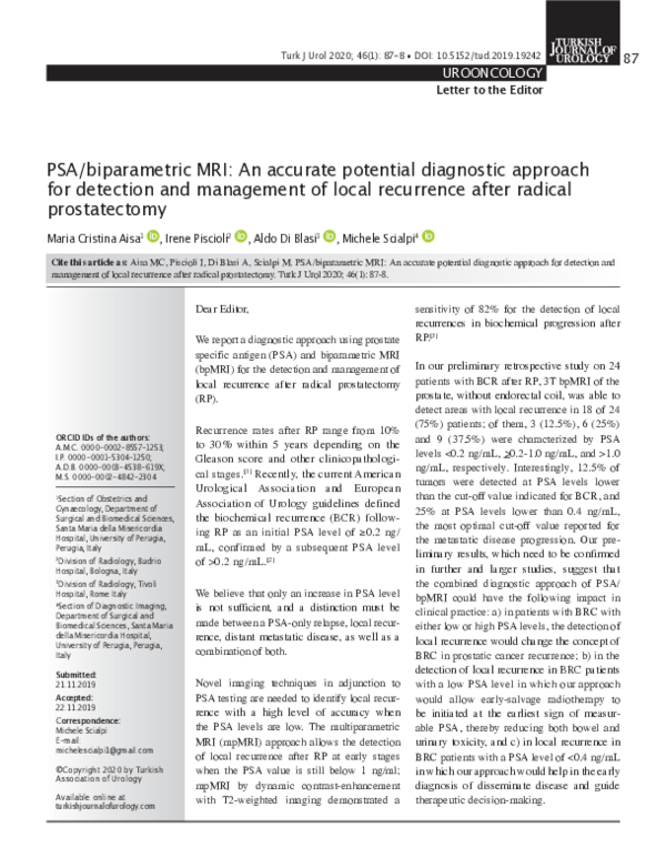 (PDF) PSA/biparametric MRI: An accurate potential diagnostic approach ...