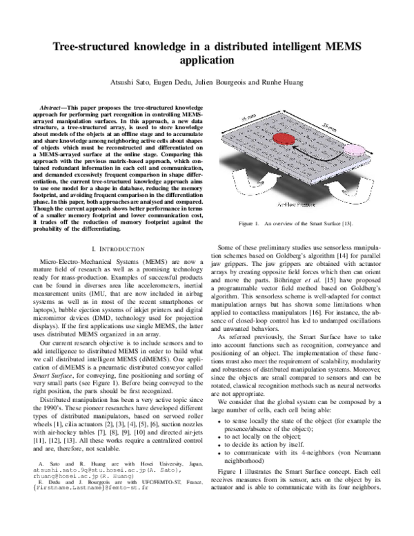 (PDF) Tree-Structured Knowledge in a Distributed Intelligent MEMS ...