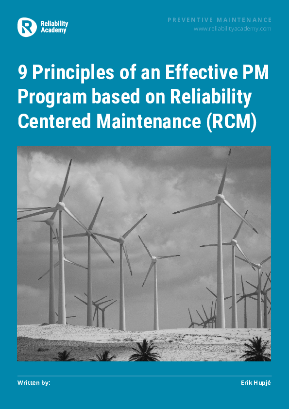(PDF) 9 Principles of an Effective PM Program based on Reliability ...