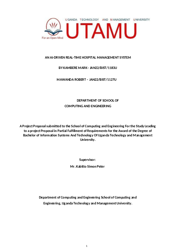 (PDF) AI-Driven Real-Time Hospital Management System: A Multi-Tier ...