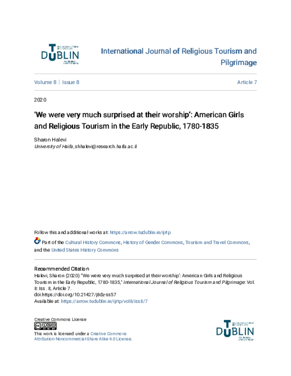 (PDF) We were very much surprised at their worship': American Girls and ...