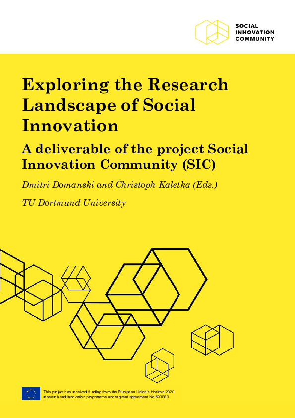 (PDF) Exploring The Research Landscape Of Social Innovation – A ...