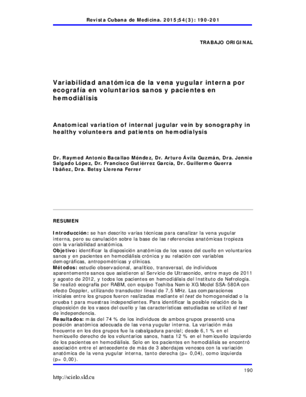 (PDF) Anatomical variation of internal jugular vein by sonography in ...