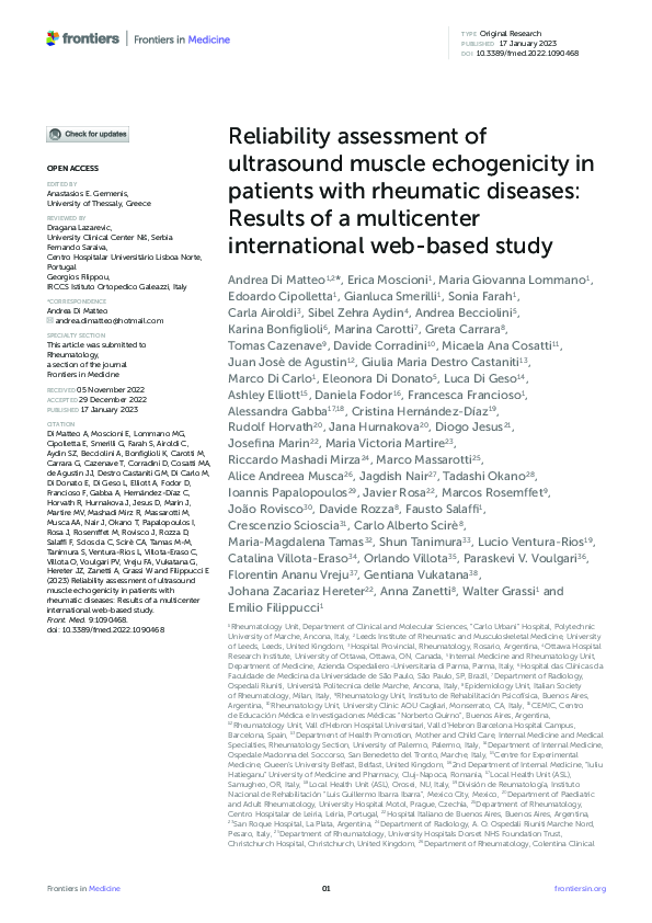 (PDF) Reliability assessment of ultrasound muscle echogenicity in ...