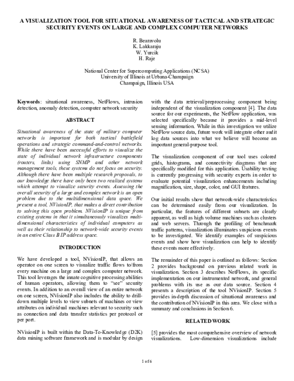 (PDF) A visualization tool for situational awareness of tactical and ...