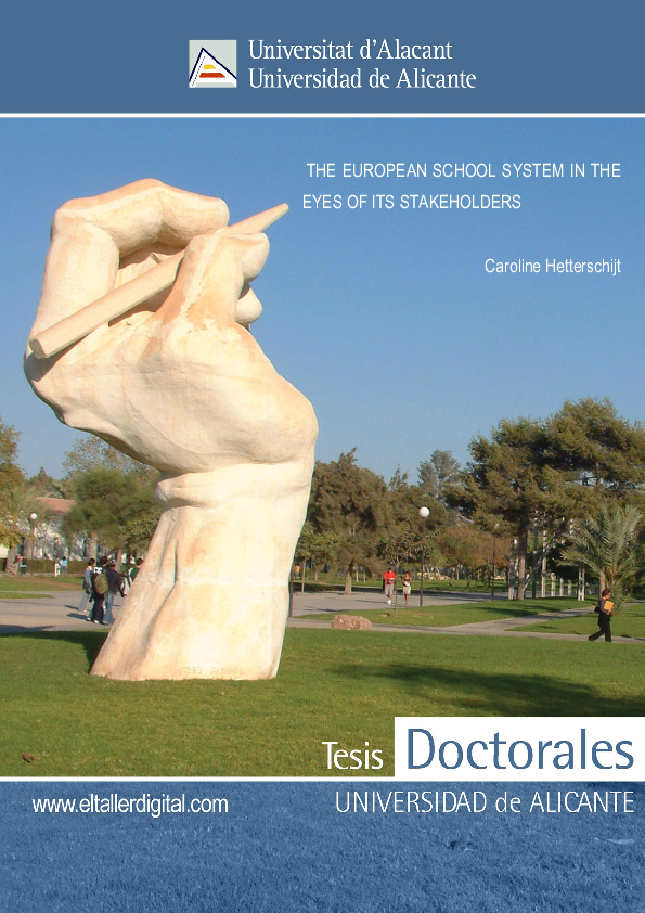 (PDF) The European School system in the eyes of its stakeholders
