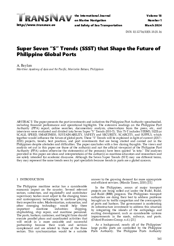 (PDF) Super Seven “S” Trends (SSST) that Shape the Future of Philippine ...