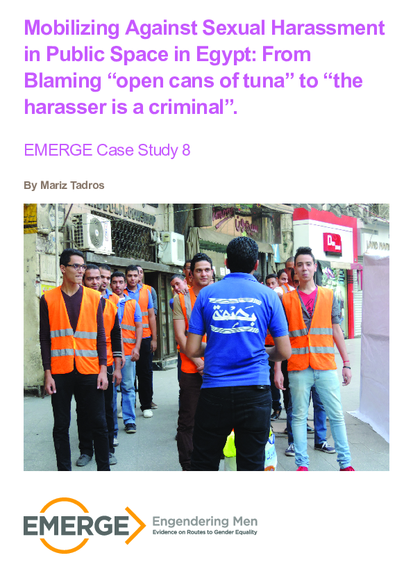 (PDF) Mobilising against sexual harassment in public space in Egypt ...