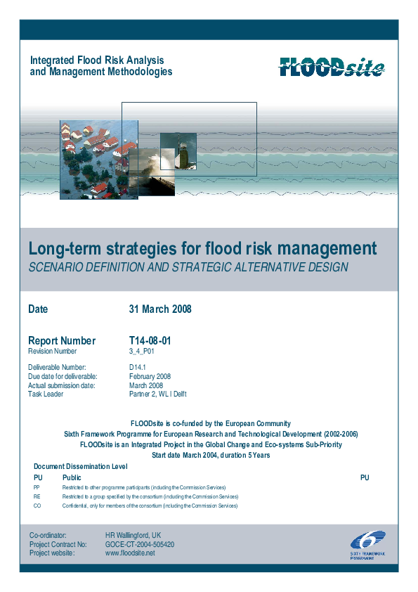 (PDF) Long-term strategies for flood risk management: scenario ...