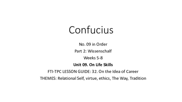 (PDF) 09.B Part 2. Unit 09. Confucius. Lesson