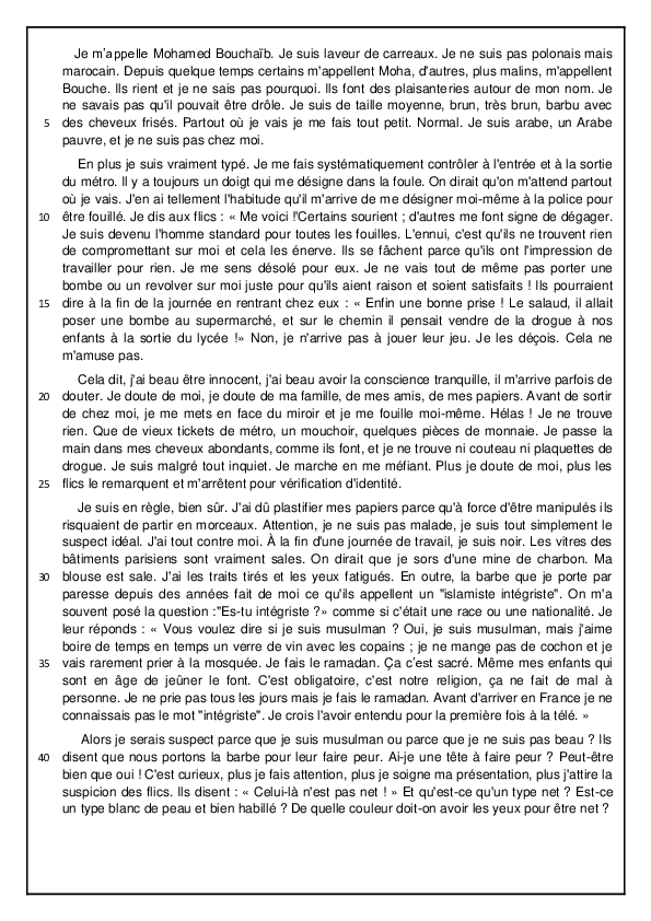 (PDF) Le suspect Ben Jelloun