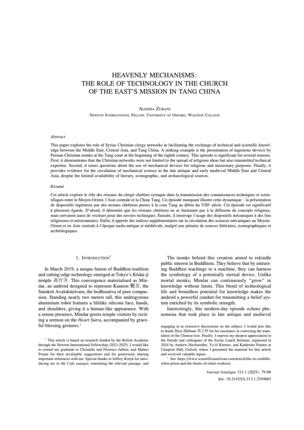 (PDF) Heavenly Mechanisms: The Role of Technology in the Church of the ...