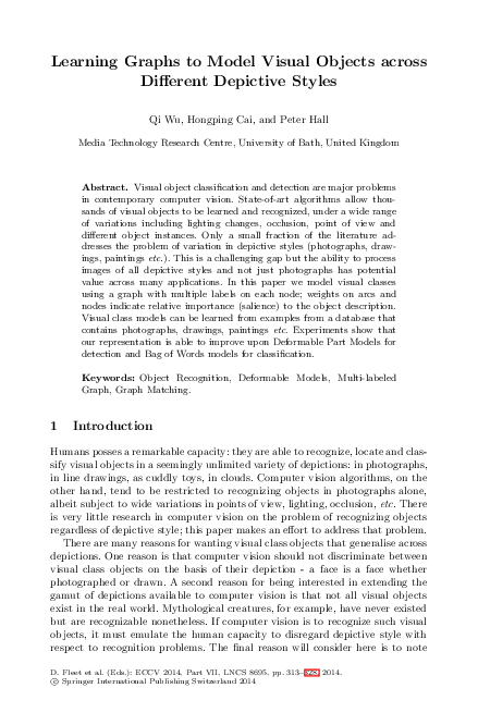 (PDF) Learning Graphs to Model Visual Objects across Different ...