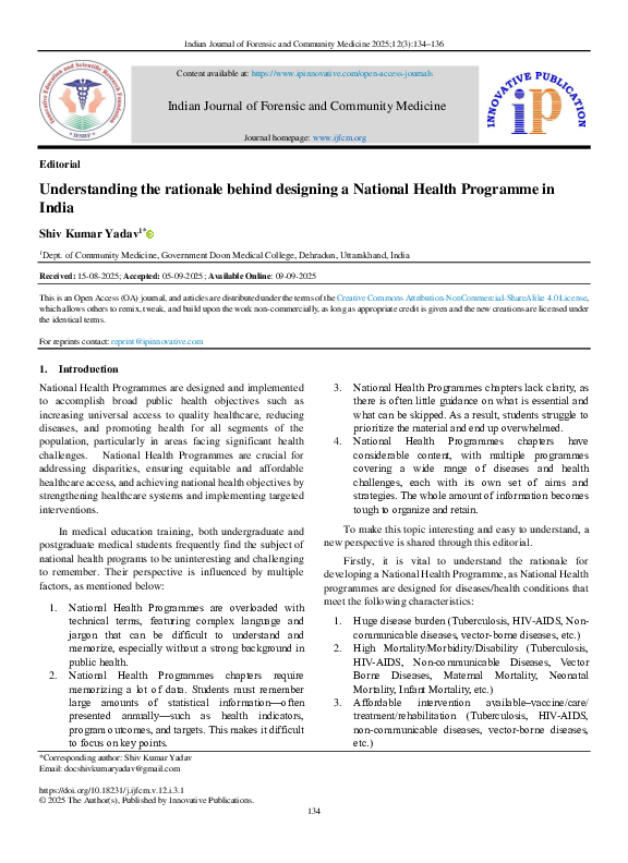(PDF) Understanding the rationale behind designing a National Health ...