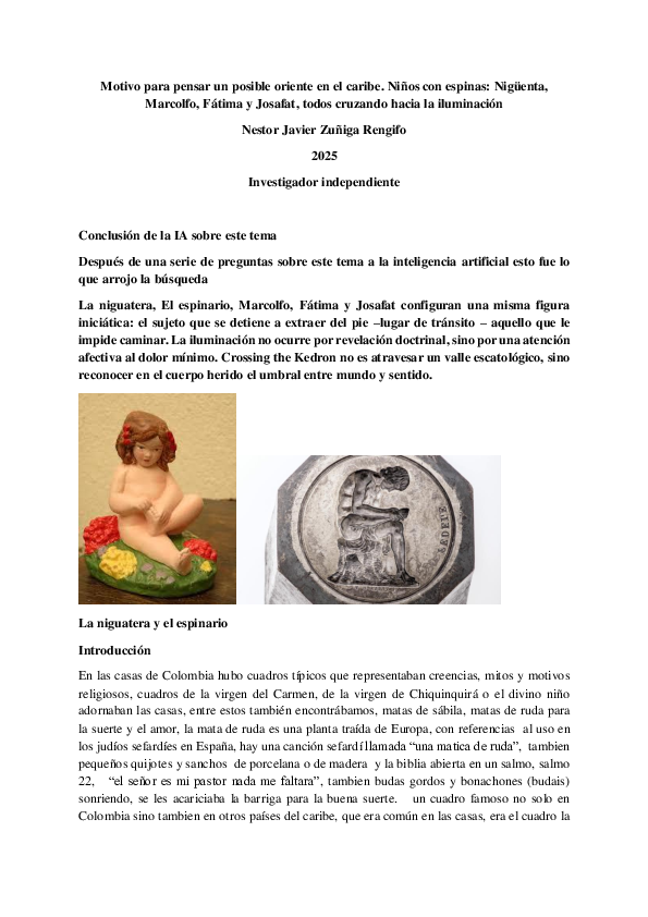 (PDF) Motivo para pensar un posible oriente en el caribe. Niños con ...