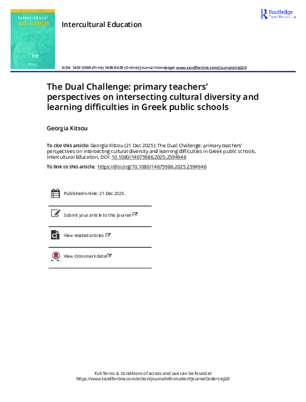 (PDF) The Dual Challenge: primary teachers' perspectives on ...
