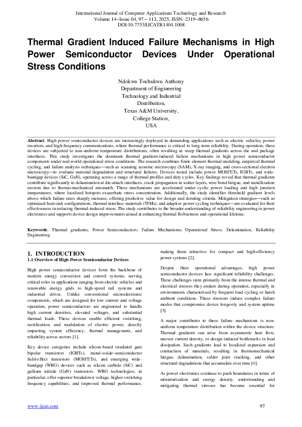 (PDF) Thermal Gradient Induced Failure Mechanisms in High Power ...