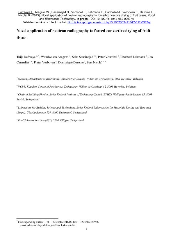 (PDF) CFD Modelling of the 3D Spatial and Temporal Distribution of 1 ...