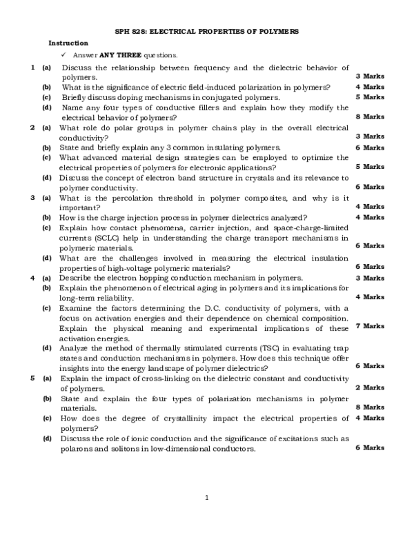 (PDF) ELECTRICAL PROPERTIES OF POLYMERS (3)