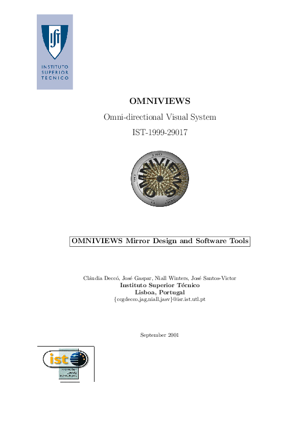 (PDF) OMNIVIEWS Mirror Design and Software Tools