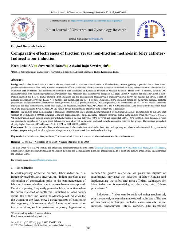 (PDF) Comparative effectiveness of traction versus non-traction methods ...