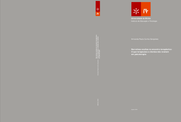 (PDF) Narrativas ocultas no encontro terapêutico: o que terapeutas e ...
