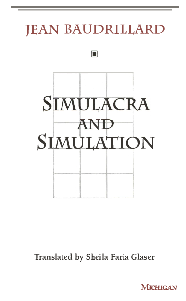 (PDF) Simulacra and Simulation - Jean Baudrillard